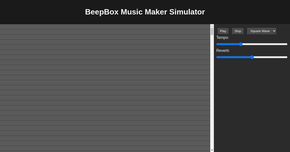 BeepBox Music Maker Simulator