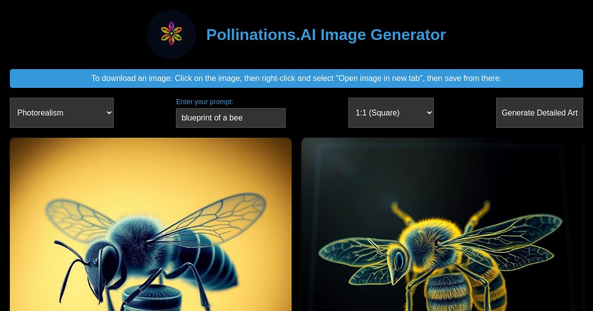 Pollinations.AI Image Generator: Dynamic AI Art Creation