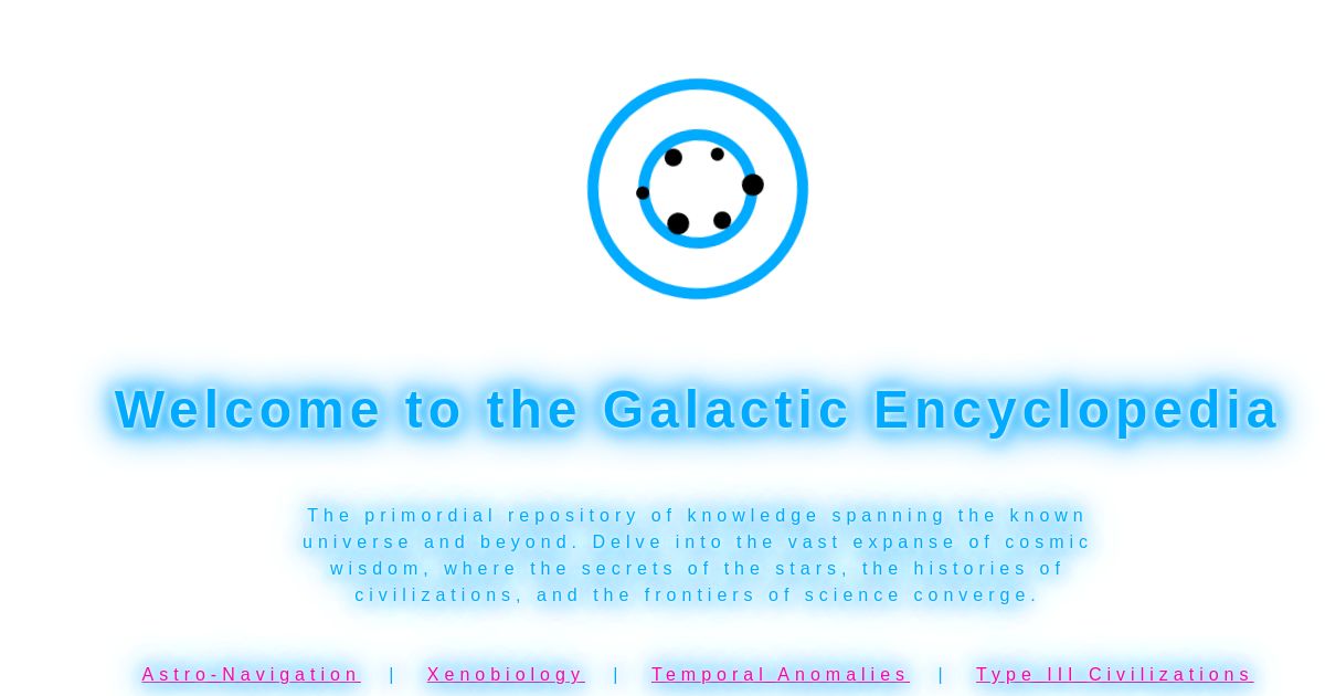 Galactic Encyclopedia