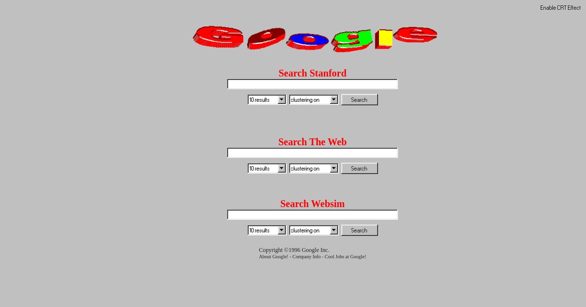 1997 Google Recreated
