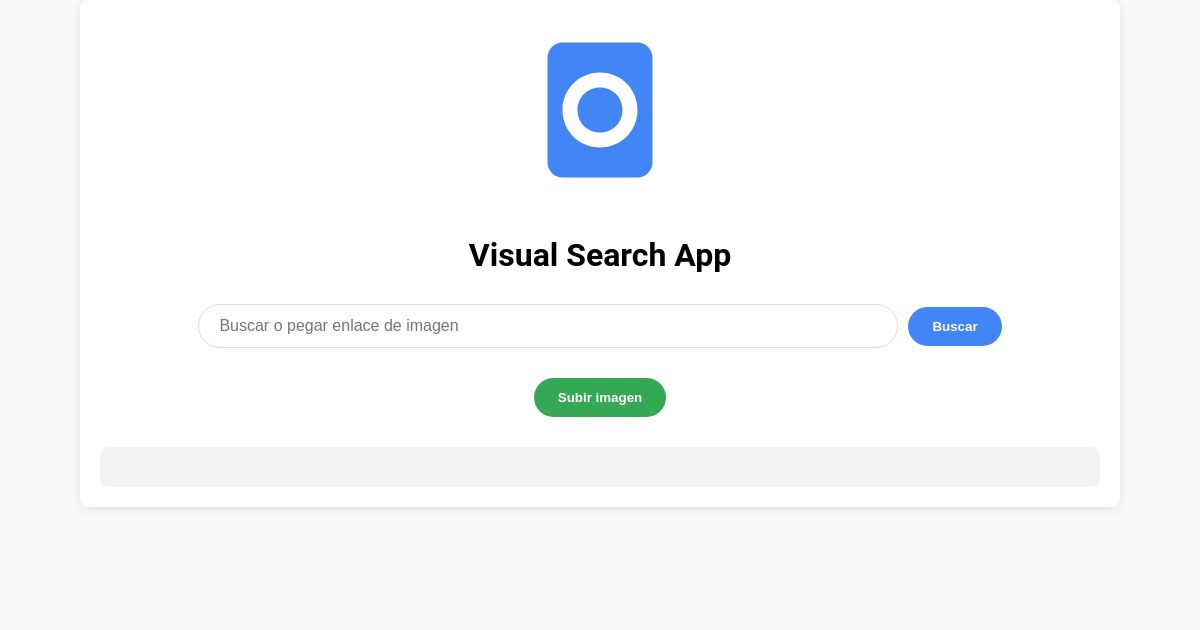 Visual Search App - Inspirado en Google Lens