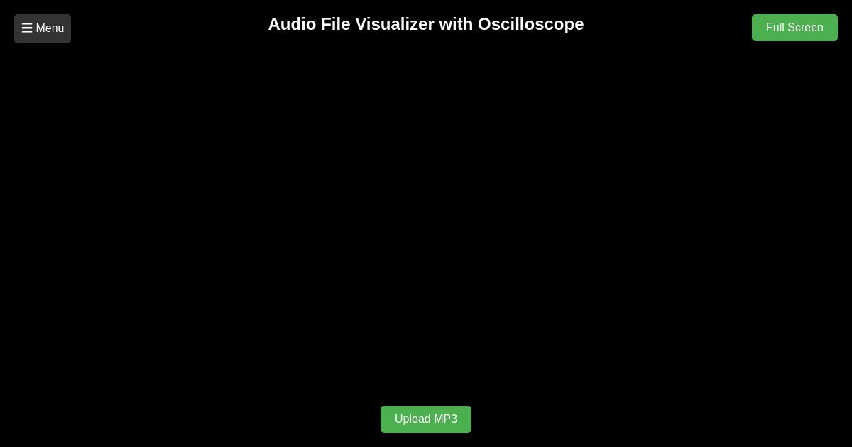 Advanced Audio Visualizer with File Upload - WebSim