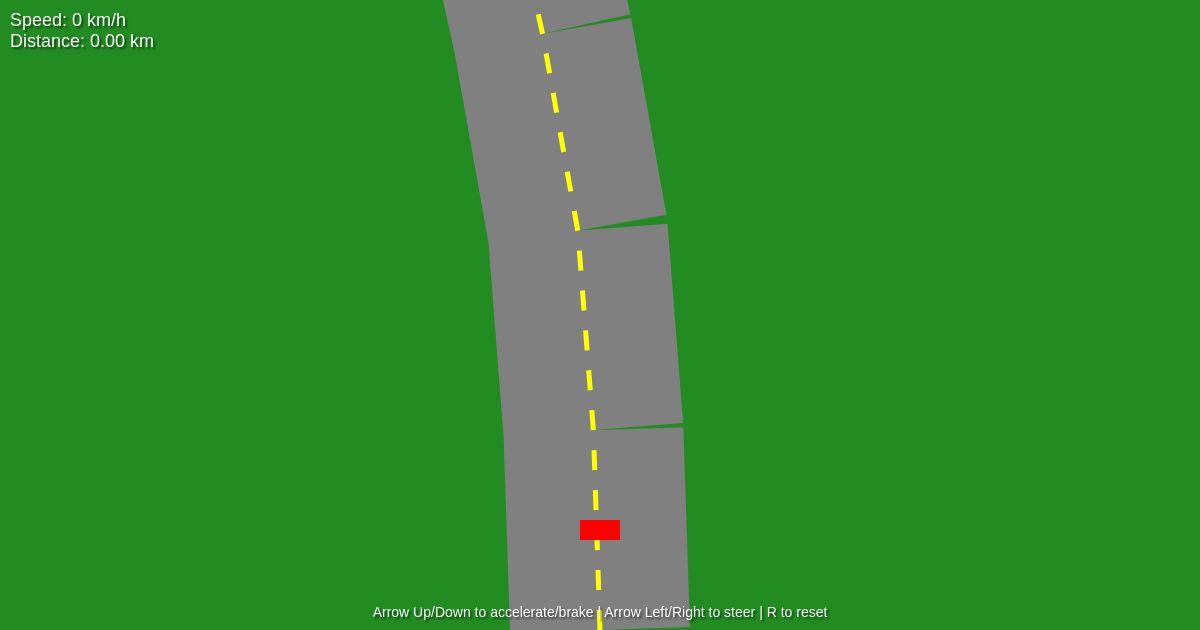 SlowRoads.io - 2D Procedurally Generated Driving Game