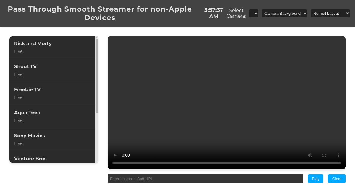 Pass Through Smooth Streamer for non-Apple Devices