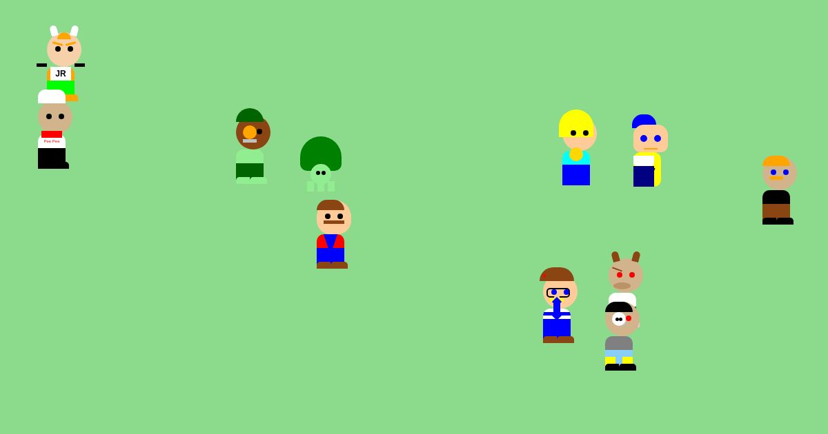 SML Characters Field Interaction with Jeffy, Marvin, Rose, Junior ...
