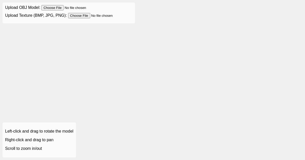 WebGL 3D Model Viewer with Texture Support - WebSim
