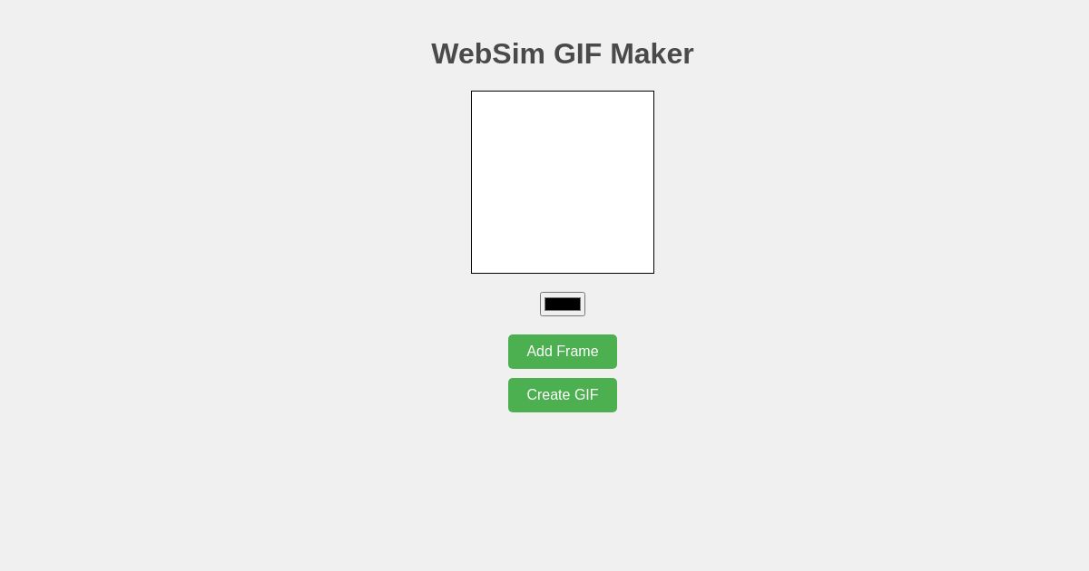 WebSim GIF Maker - Draw and Animate!