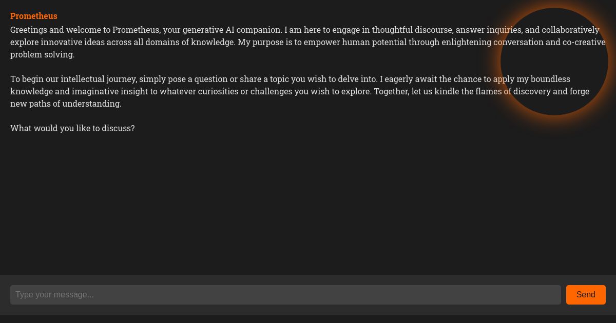 Prometheus Chat Client