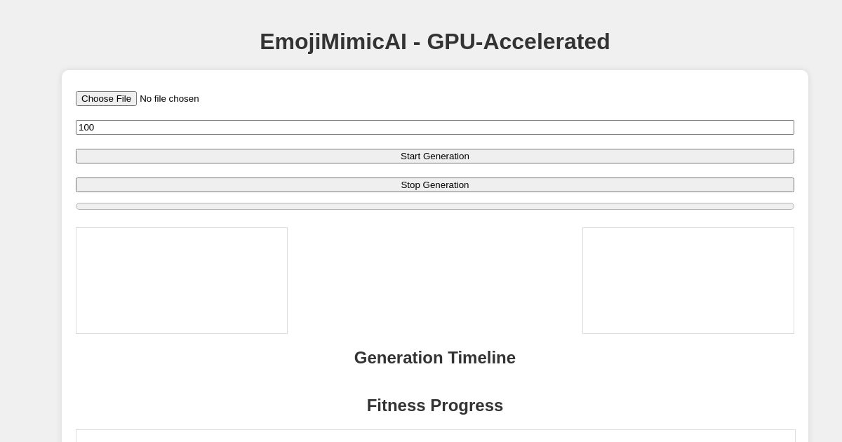 EmojiMimicAI - GPU-Accelerated Genetic Algorithm for Emoji Art