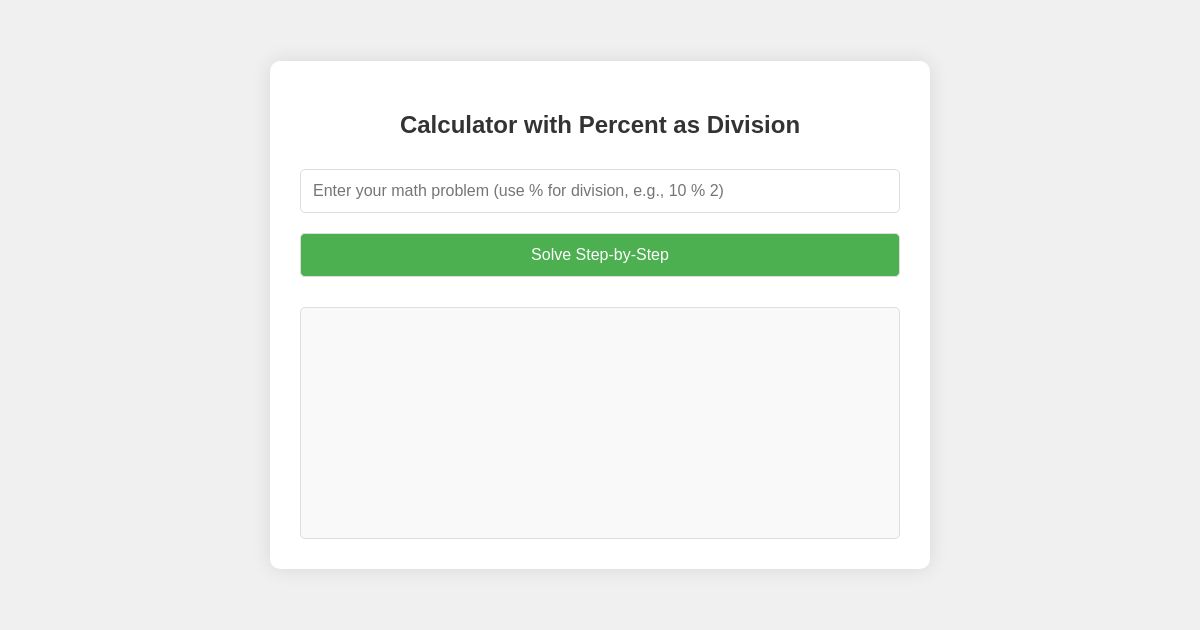 5-Step Method & Work-Showing Calculators