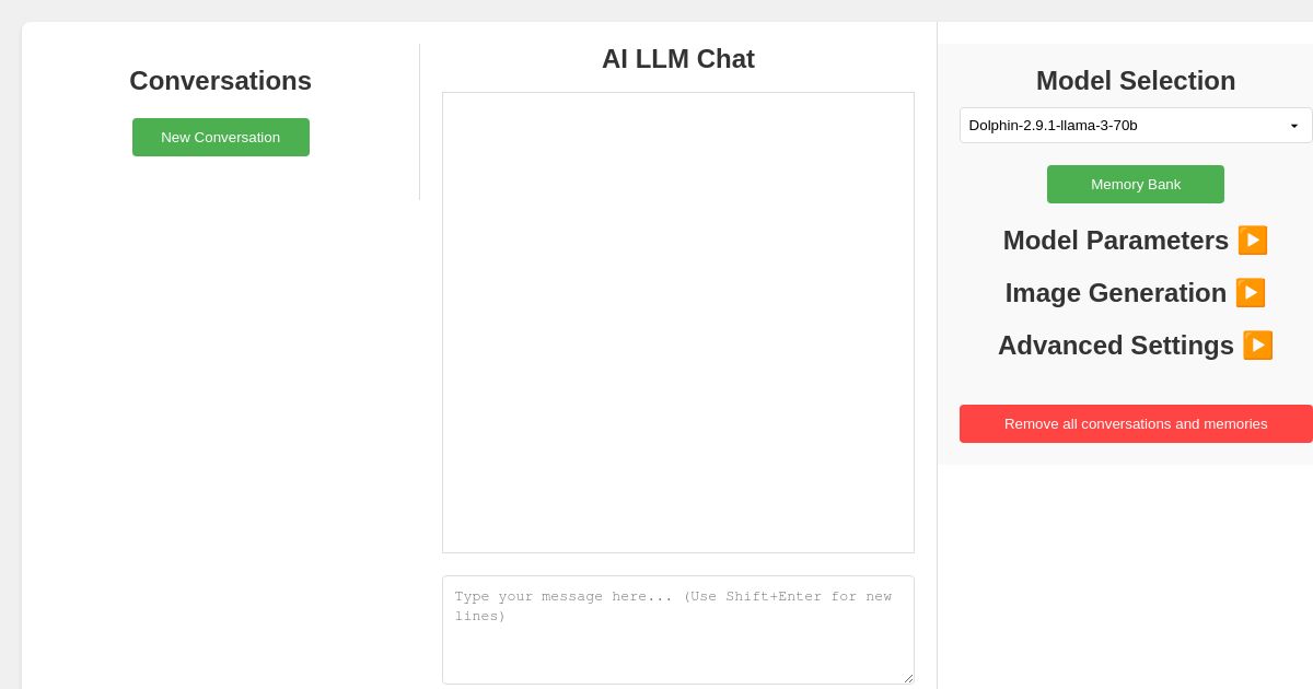 AI LLM Chat - WebSim