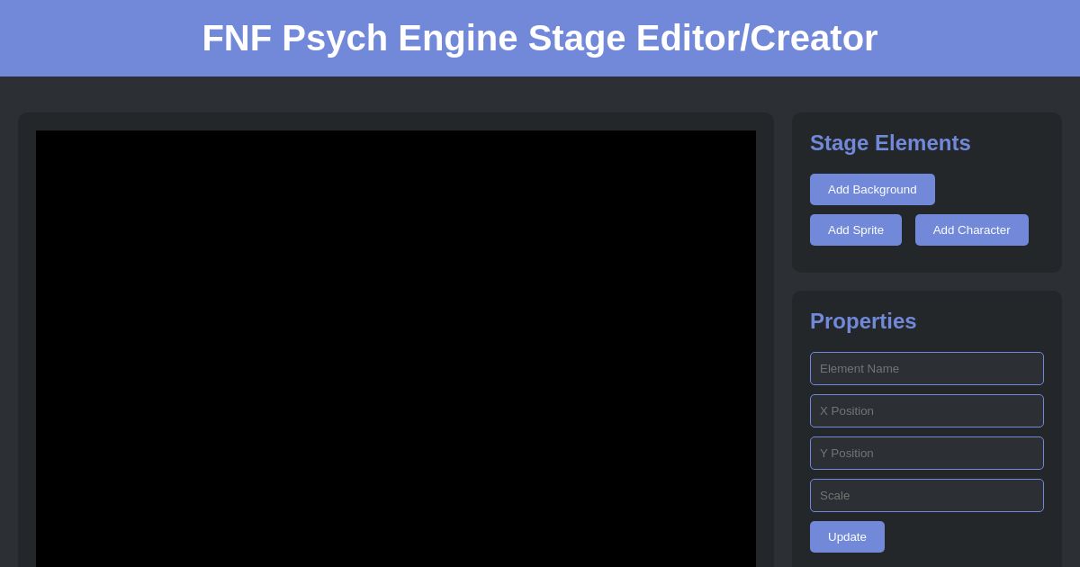 FNF Psych Engine Stage Editor/Creator