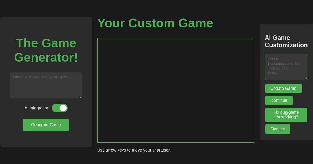The Game Generator
