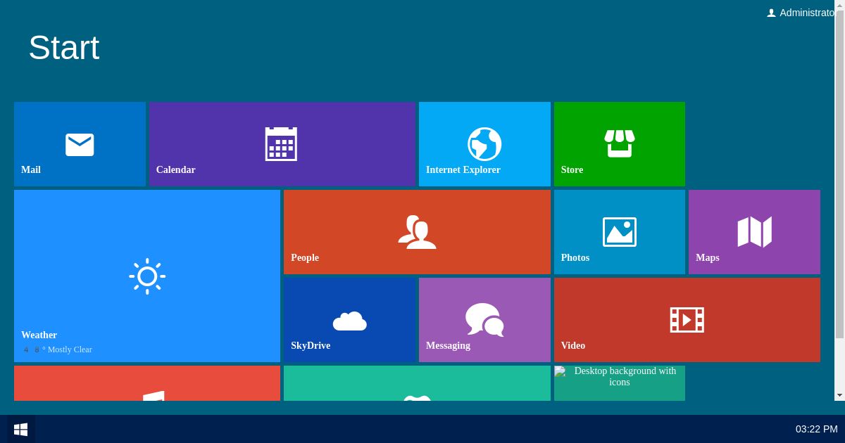 Windows 8.1 - Start Screen
