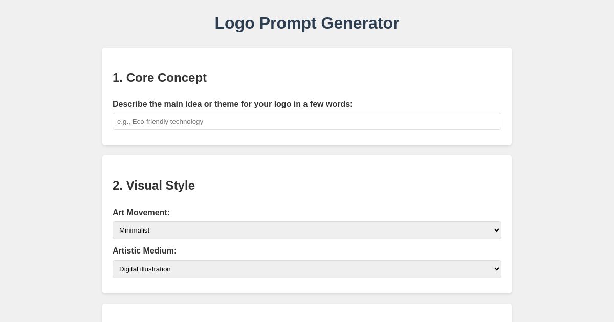 Logo Prompt Generator