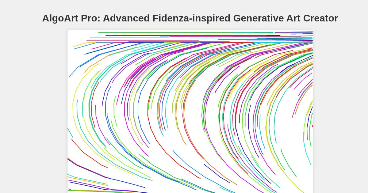 AlgoArt Pro: Advanced Fidenza-inspired Generative Art Creator