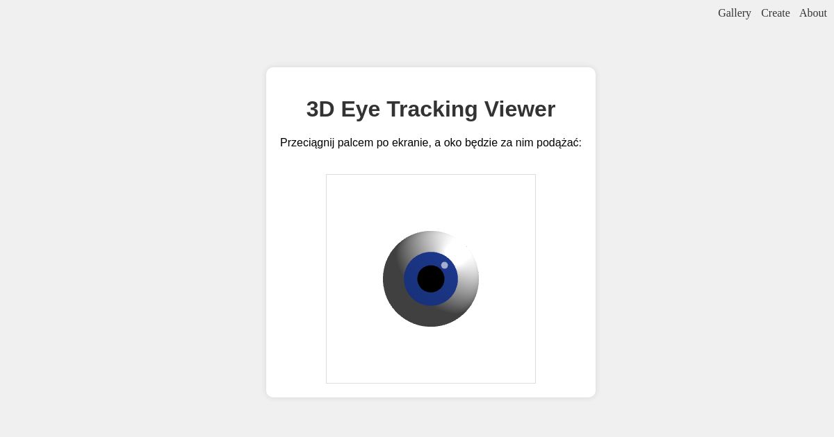 3D Eye Tracking Viewer - WebSim.aistyl