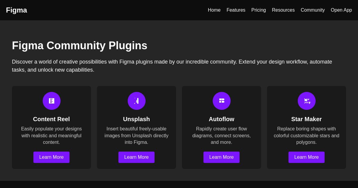 Figma Community Plugins