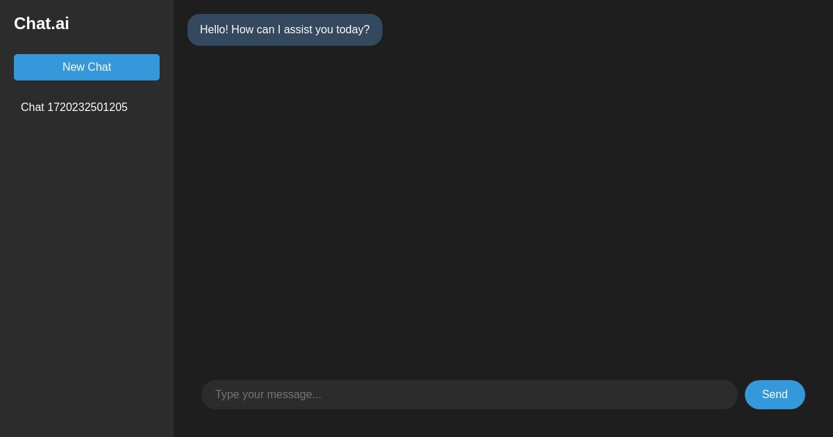 Chat.ai - Modern AI Conversation