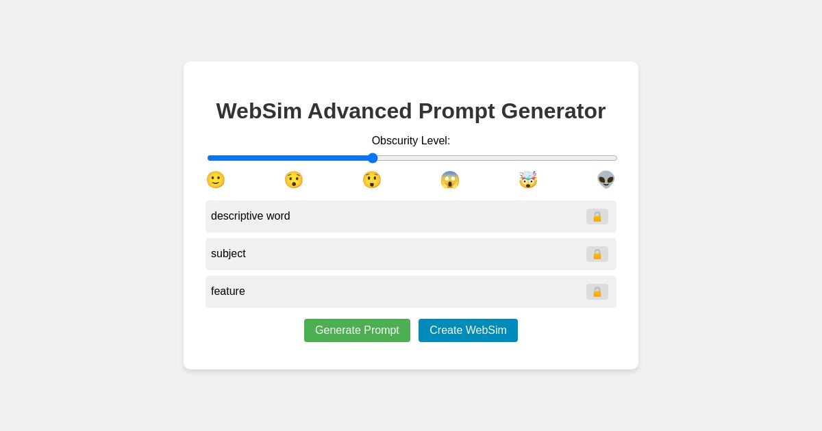 WebSim Advanced Prompt Generator sty