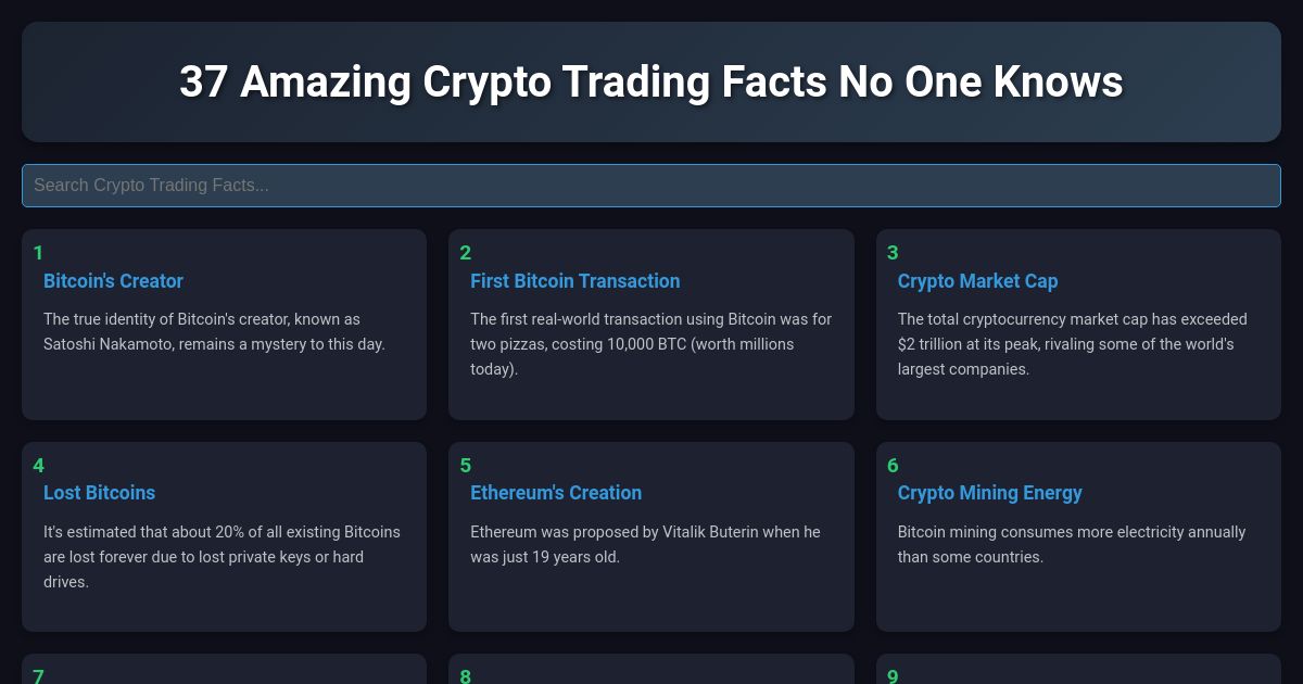 37 Amazing Crypto Trading Facts No One Knows - Illumination Secrets