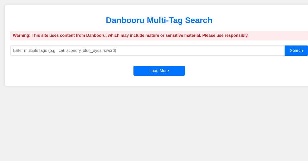 Danbooru Multi-Tag Search