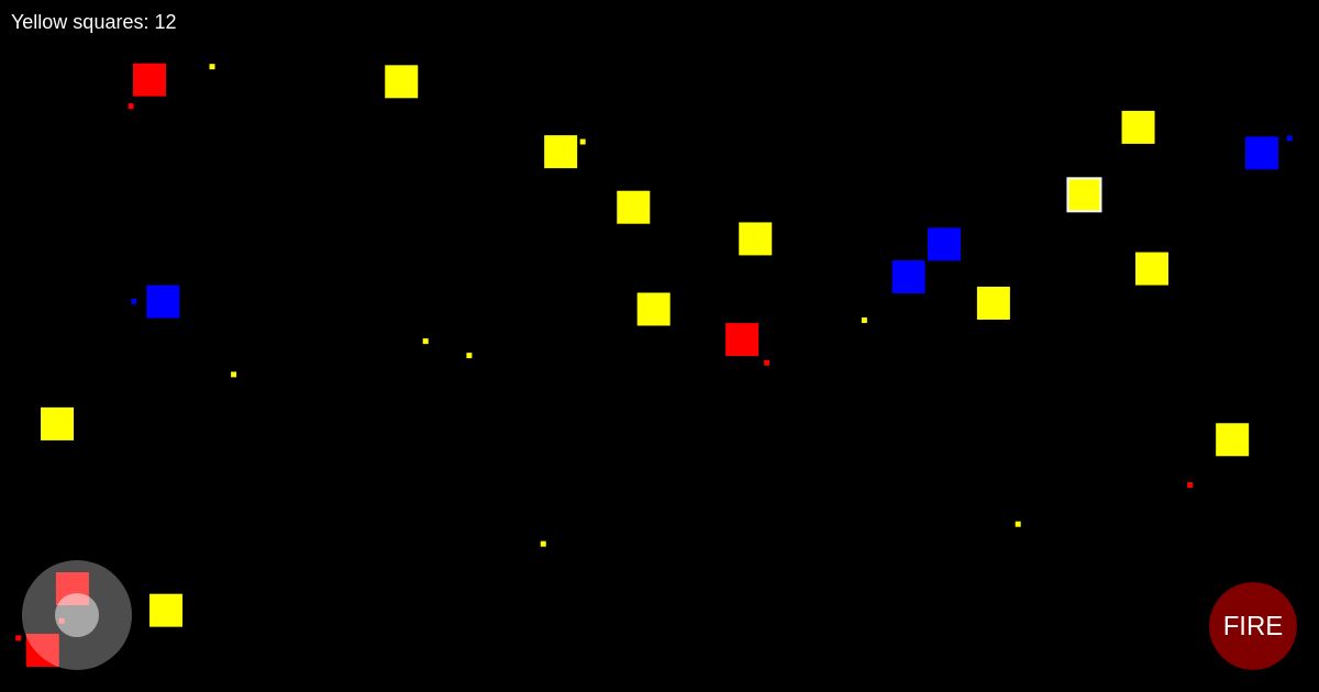 Square Shooter - Colorful Battle Royale - shoot yellow squares!