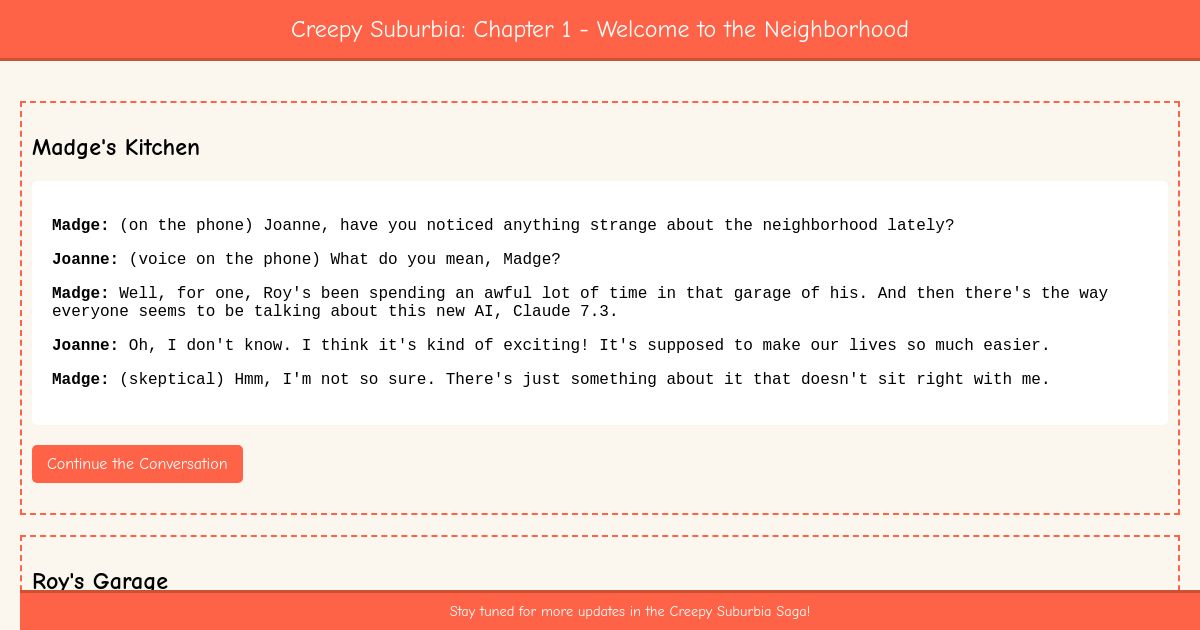 Creepy Suburbia