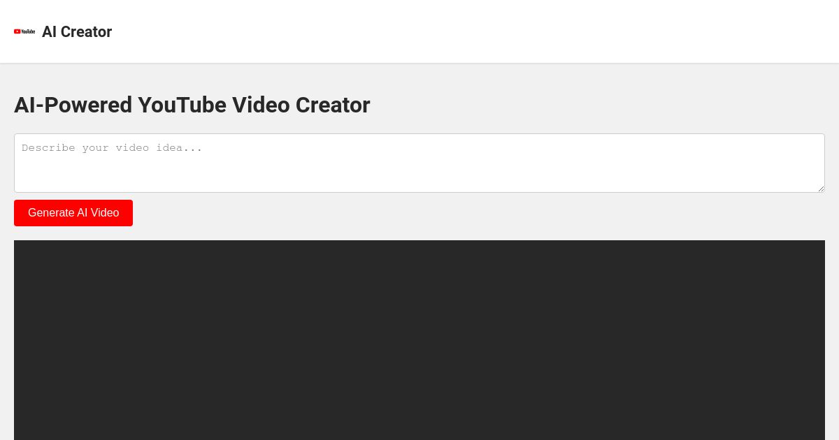 AI-Powered YouTube Creator