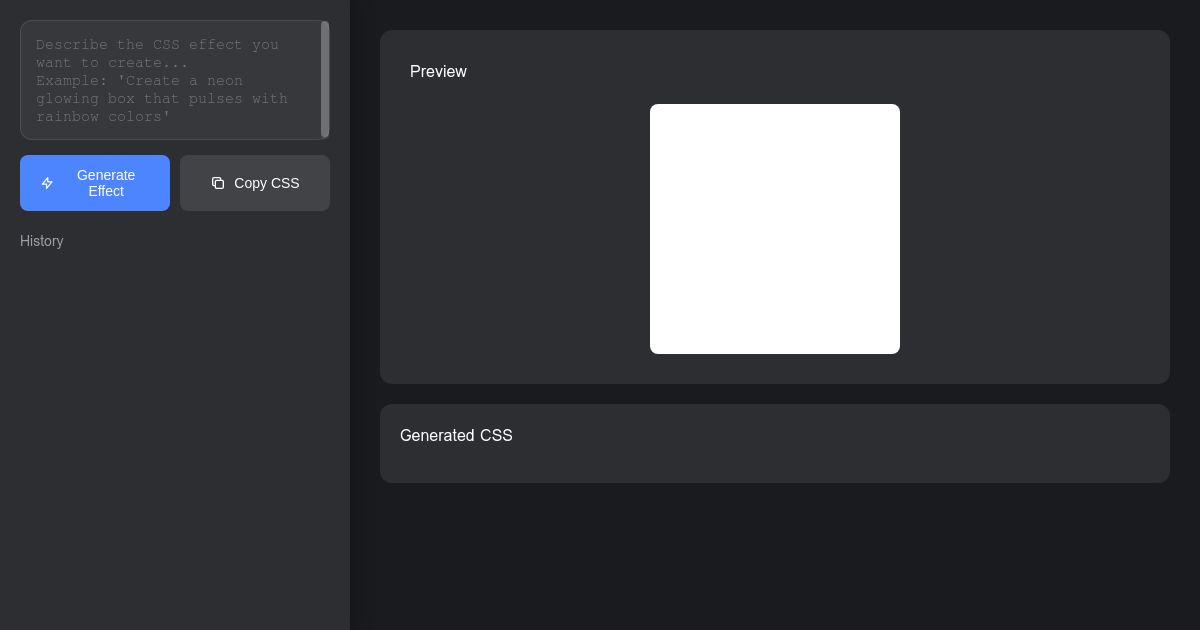Enhanced AI CSS Generator