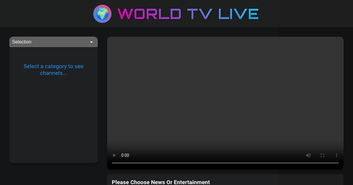 World TV Live - Global Streaming Experience