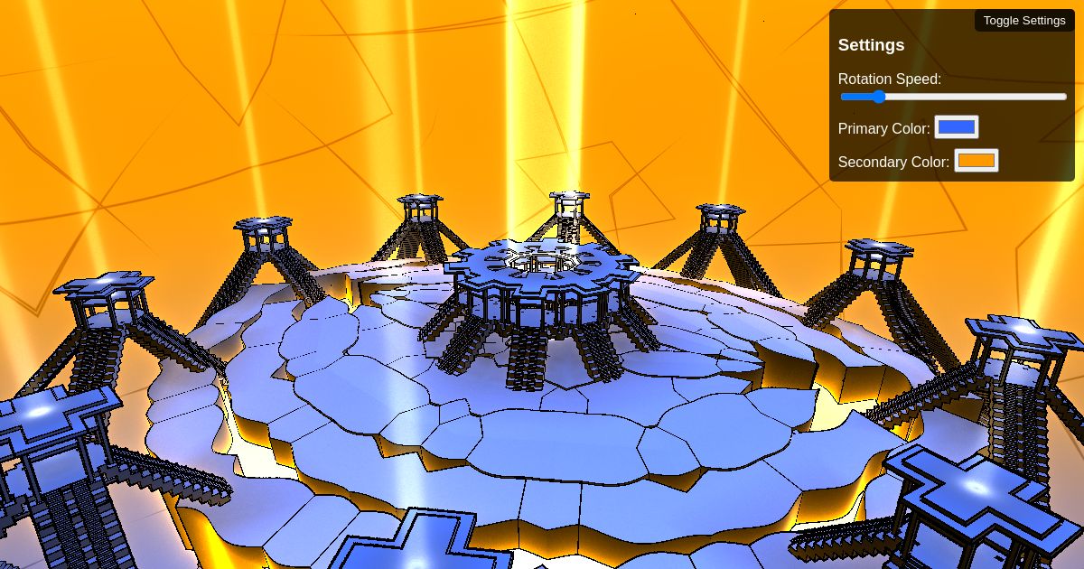 WebGL Lava Temple Shader with Settings WebGL Lava Temple Shader with Settings