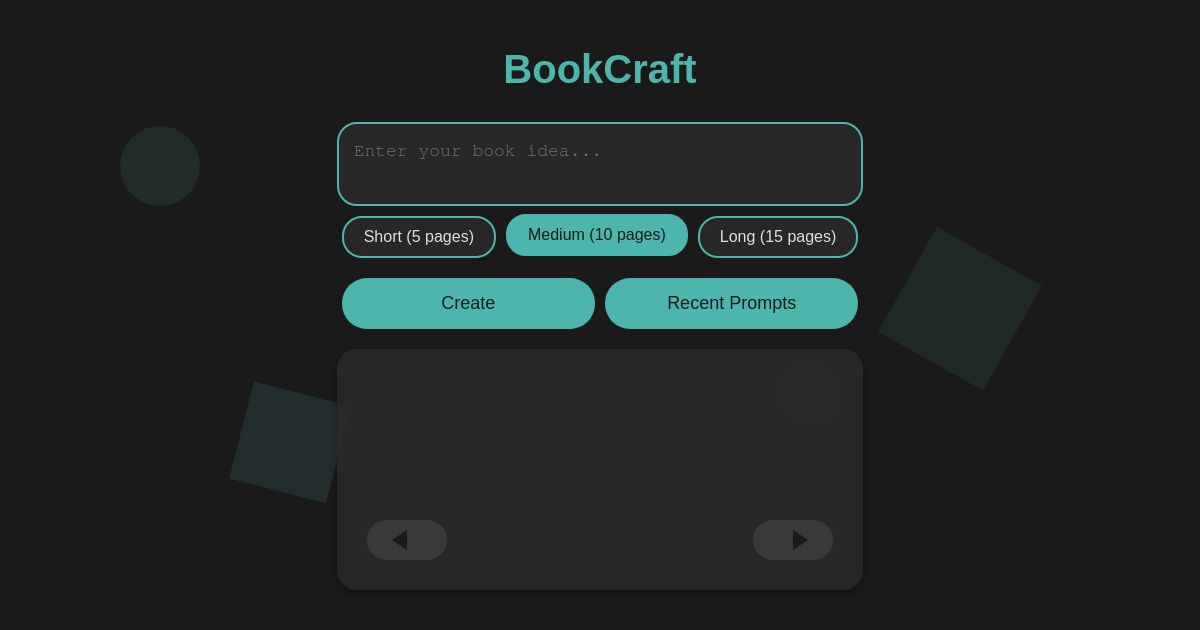 BookCraft - Create Your Own Interactive Story