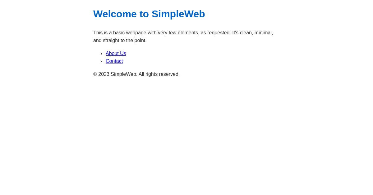 SimpleWeb