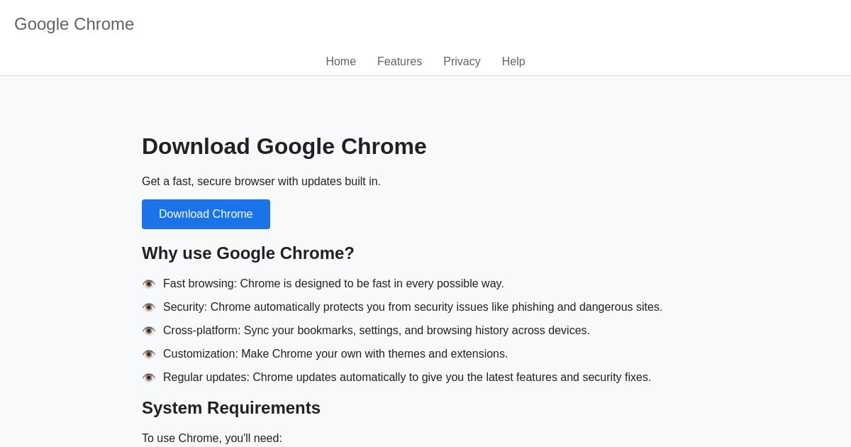 Google Chrome - Download the Fast, Secure Browser from Google