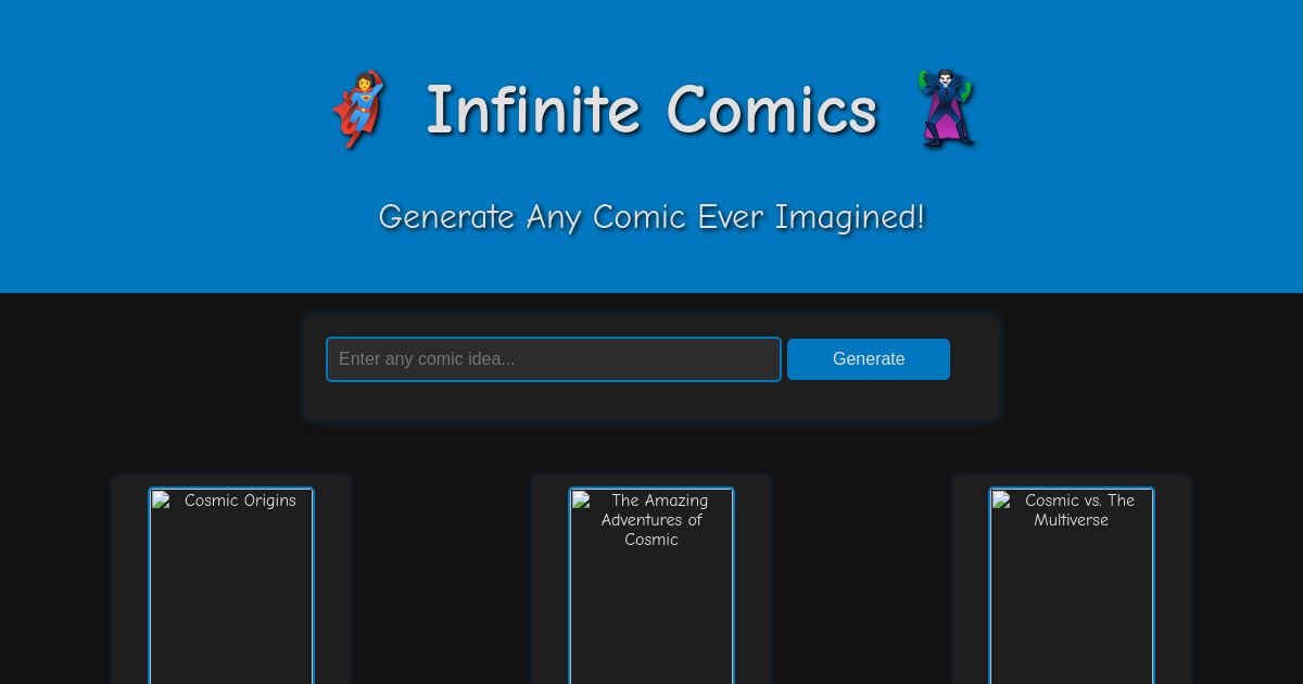 Infinite Comics