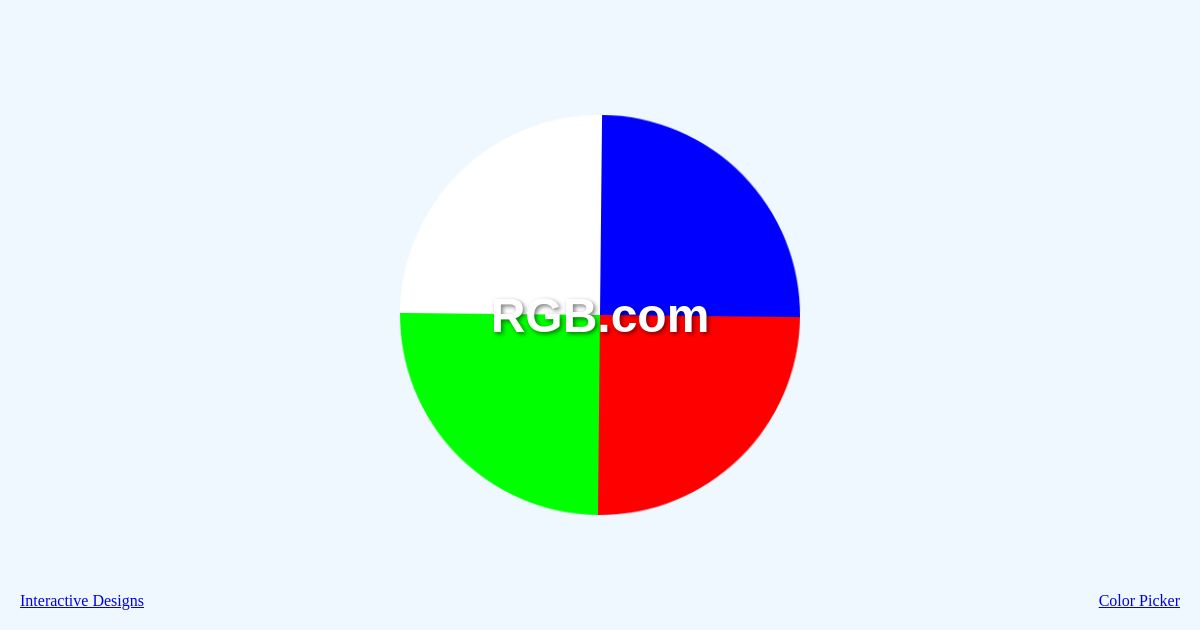 RGB.com Interactive Color Wheel