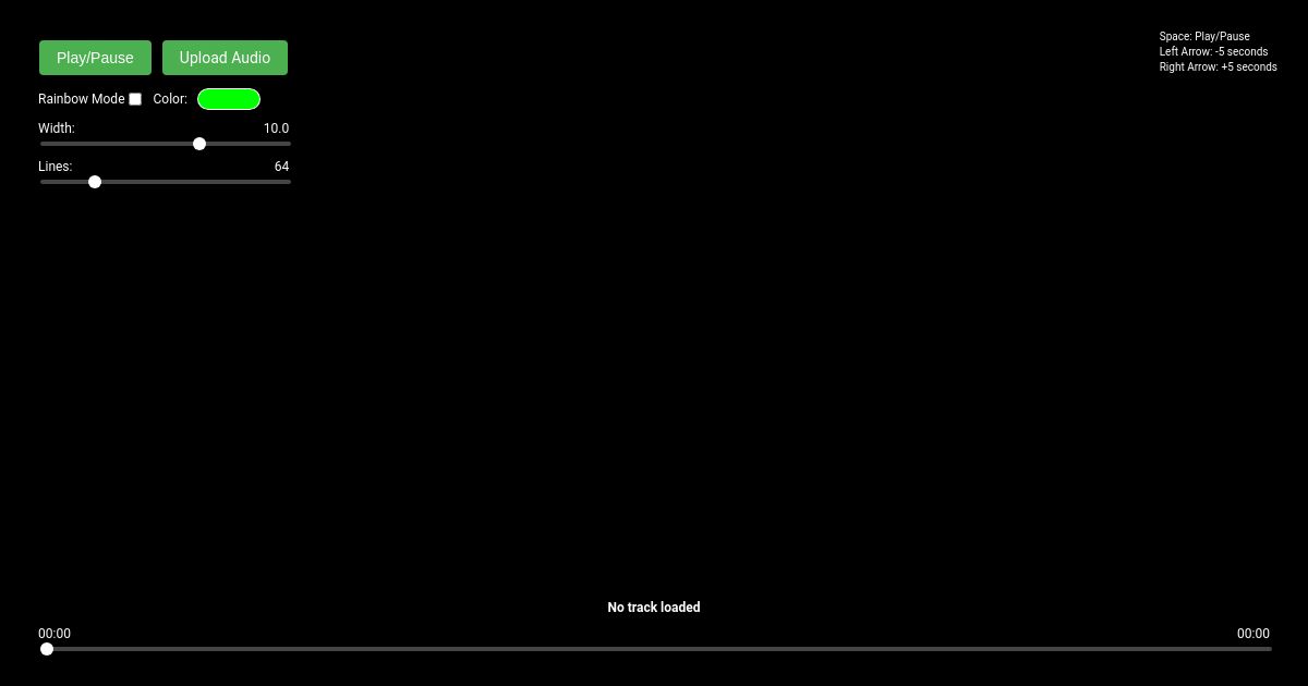 WebGL Audio Visualizer - WebSim.ai sty