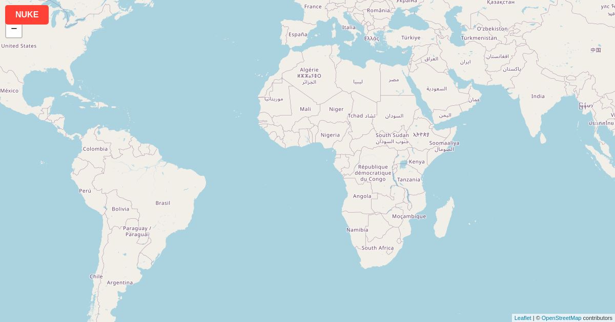 Nuke Maps - Simulate Nuclear Destruction