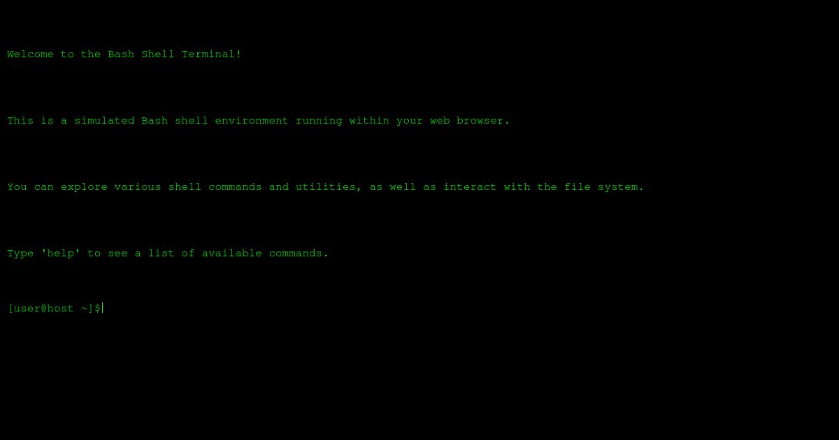 Bash Shell Terminal