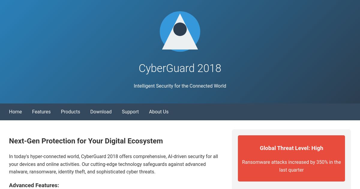 CyberGuard 2018 - Intelligent Security for the Connected World