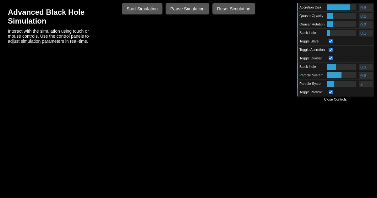 (in progress) Advanced Black Hole Simulation