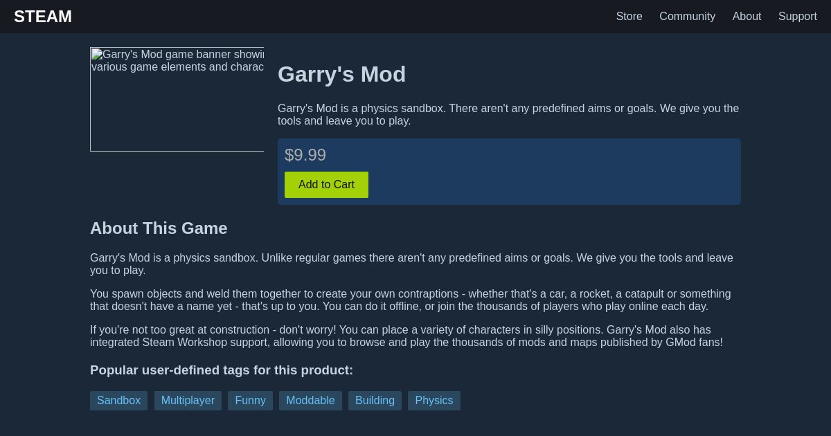 Garry's Mod on Steam