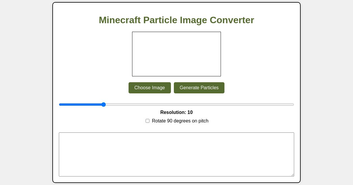 Minecraft Particle Image Converter