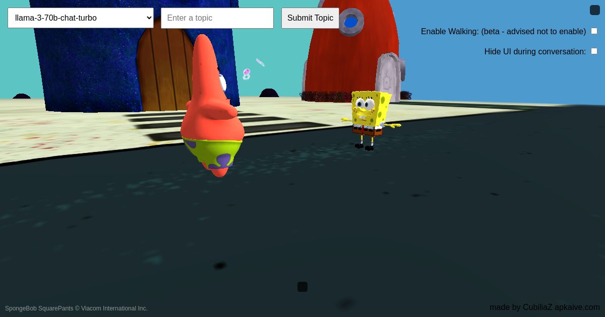 Spongebob Patrick ai topic