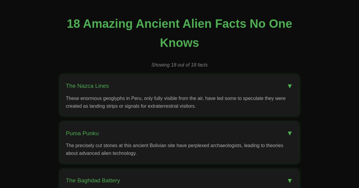 18 Amazing Ancient Alien Facts No One Knows - Illumination Secrets