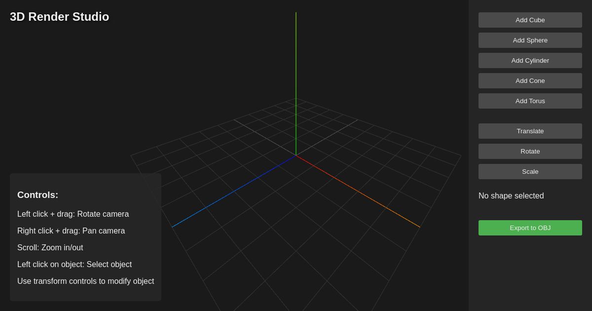 Seku's 3D render studio