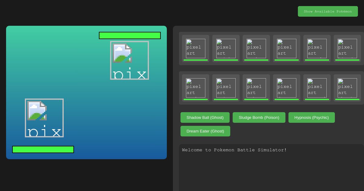 Pokemon Battle Simulator