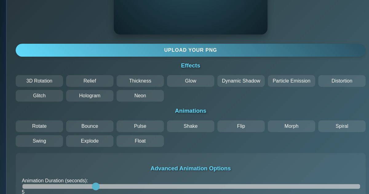 3D Logo Animator Pro - Advanced Customization