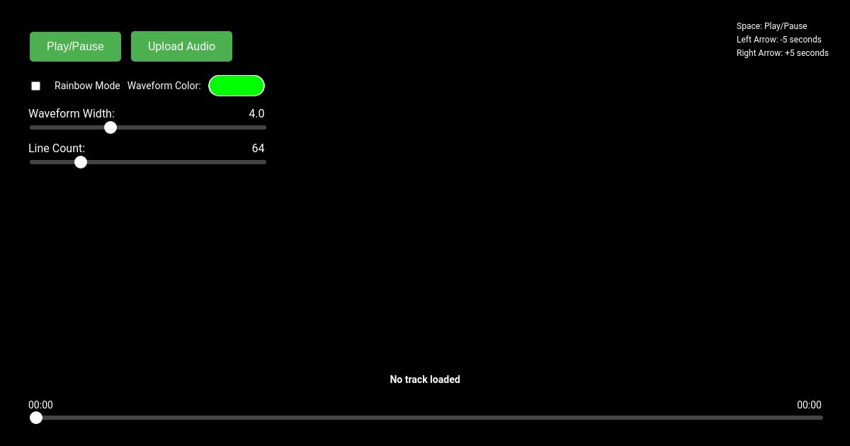 WebGL Audio Visualizer - WebSim.ai sty